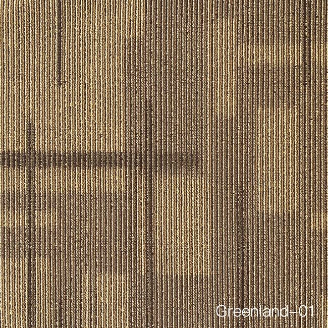 Easy To Install Machine Tufted Carpet Tiles for Library from China ...